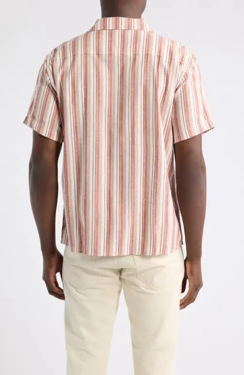 RHYTHM Vacation Stripe Cotton Camp Shirt