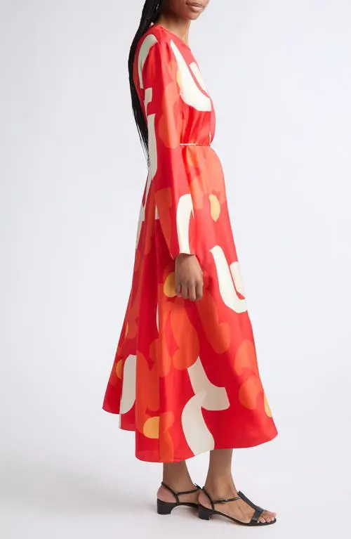 Marimekko Kesken Kukkahattu Midi Dress