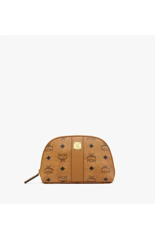 Mcm Aren Cosmetic Pouch In Visetos