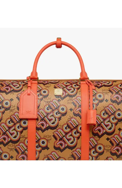 Mcm Ottomar Weekender Bag In Disco Visetos