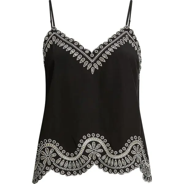 A.REN Isaly Eyelet Embroidered Camisole