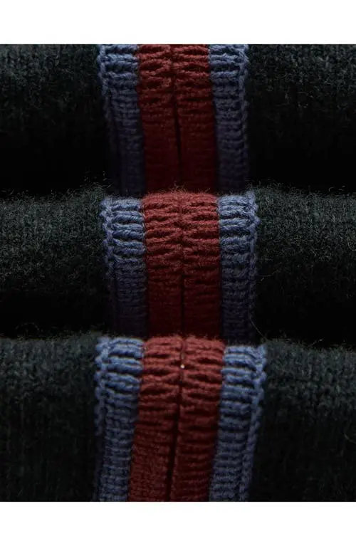 WAX LONDON Lennox Merino Wool & Cotton Zip Polo