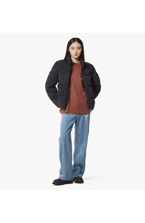 Mcm Monogram Print Puffer Jacket In Econyl