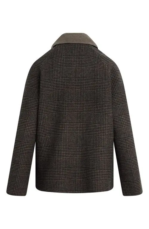 FAVORITE DAUGHTER Cameron Houndstooth Coat - Ganache Houndstooth
