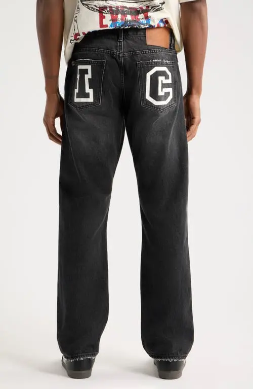 ICECREAM Lavender Cotton Distressed Jeans