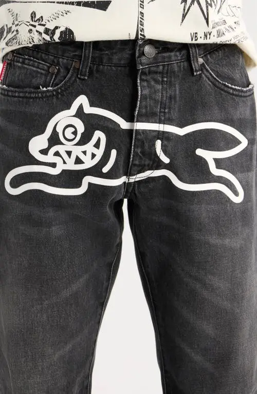 ICECREAM Lavender Cotton Distressed Jeans