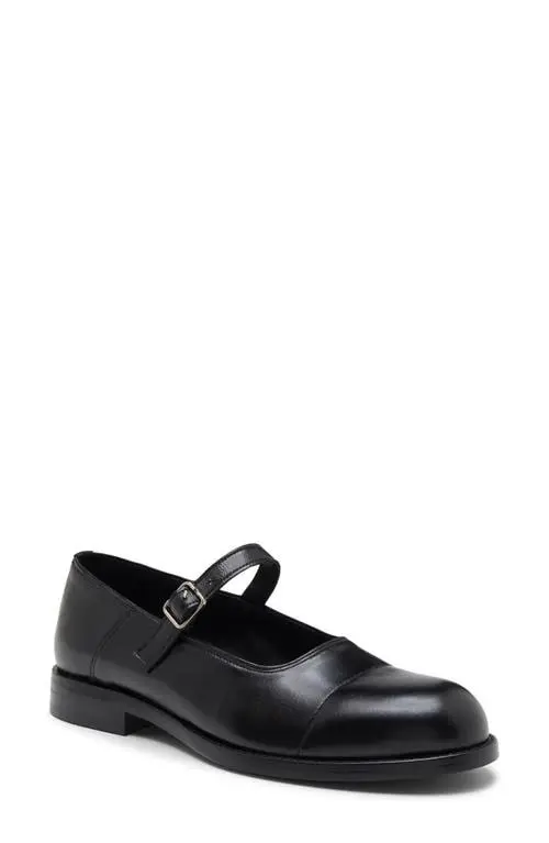 Jeffrey Campbell Keepsake Mary Jane Flat - Black