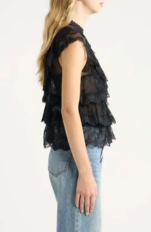 Love The Label Eden Ruffle Lace Top