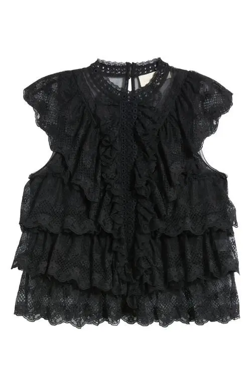 Love The Label Eden Ruffle Lace Top