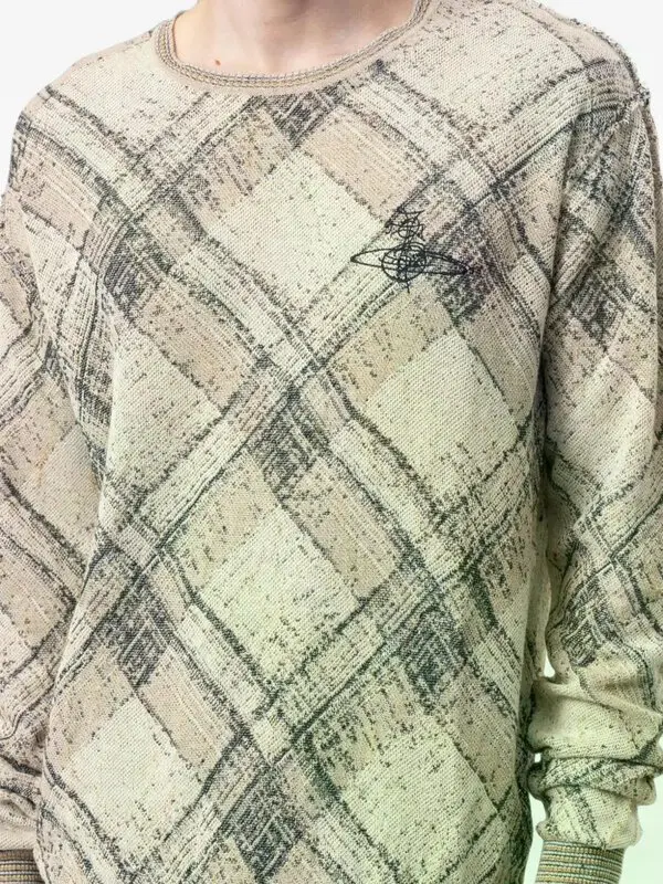 VIVIENNE WESTWOOD Broken Tartan Sweater