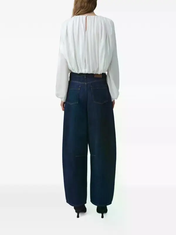 Simkhai Frida Silk Georgette Blouse