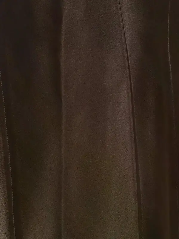 Vince Satin-finish Pleated Skirt