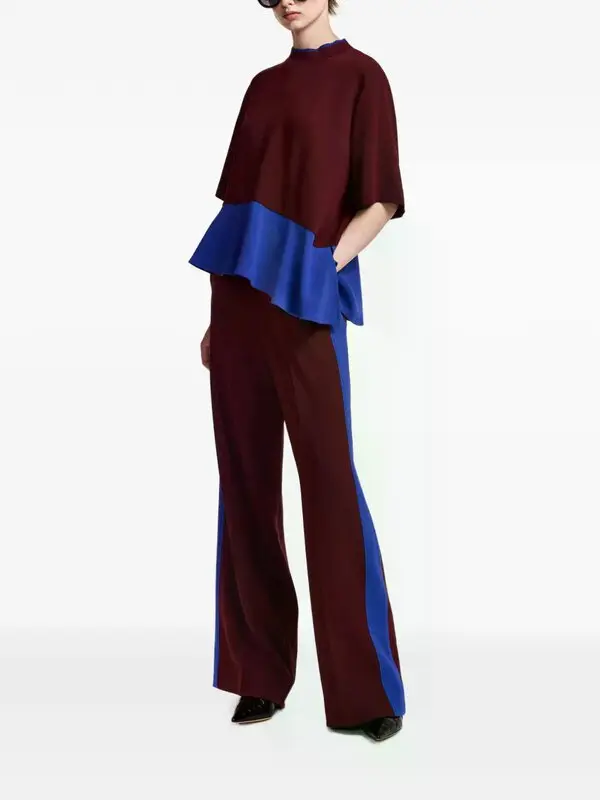 Essentiel Antwerp Asymmetric Colour-block Top