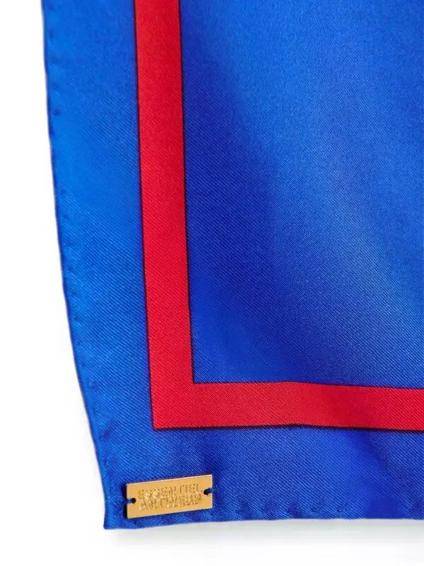 Essentiel Antwerp Klassik Chain-print Scarf - Blue