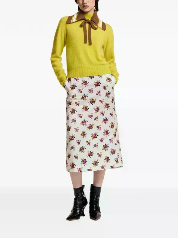 Essentiel Antwerp Karacas Ribbed-trim Sweater