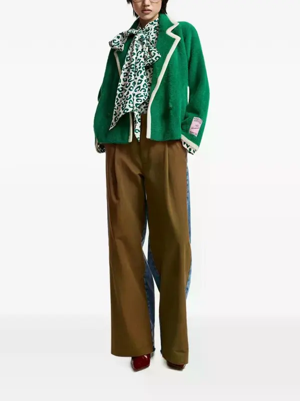 Essentiel Antwerp Kugar Double-breasted Shearling-effect Cardigan