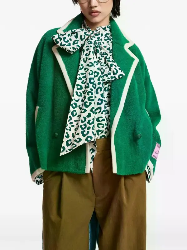 Essentiel Antwerp Kugar Double-breasted Shearling-effect Cardigan