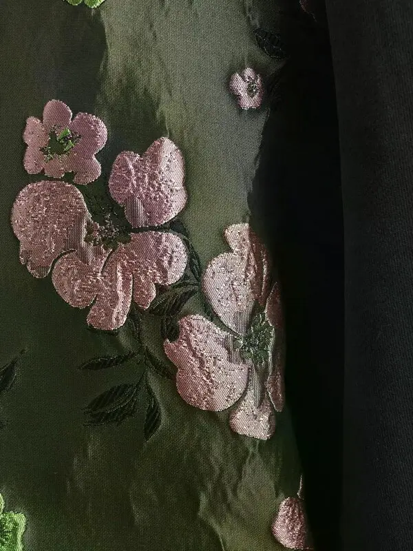 Essentiel Antwerp Kueer Floral-jacquard Sleeve Sweatshirt