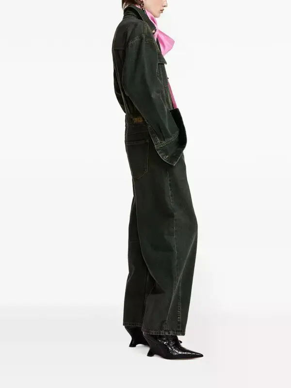 Essentiel Antwerp Kickstart Barrel-leg Jumpsuit - Grey