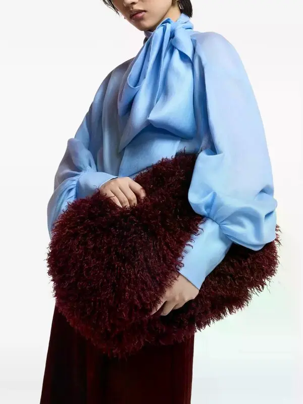 Essentiel Antwerp Katerinfaux-fur Shoulder Bag