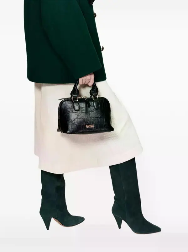 Essentiel Antwerp Croc-effect Zip-fastening Tote Bag
