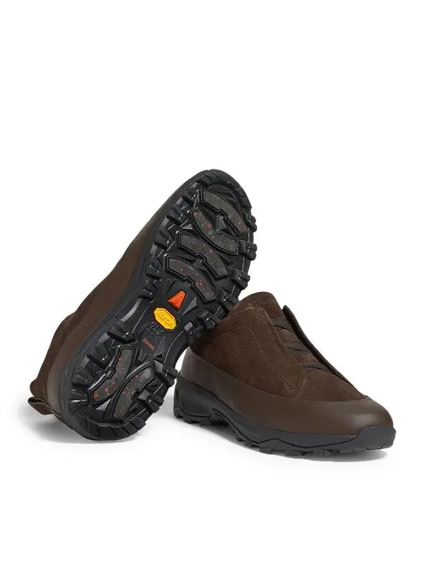 Zegna Triple Stitch™ Monte Sneaker In Leather And Suede