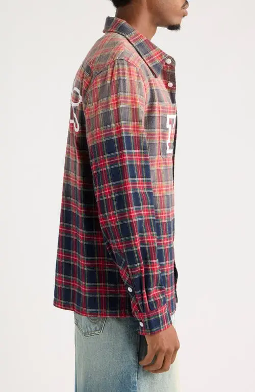 ICECREAM Grapefruit Cotton Graphic Button-up Shirt