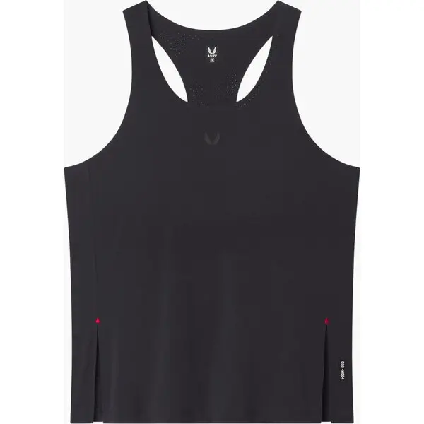 ASRV Aerotex Perforated Racerback Run Tank - Black