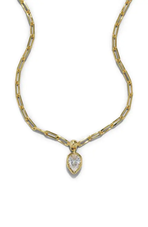 Alexis Bittar Asterales Petite Cubic Zirconia Pendant Necklace - Gold