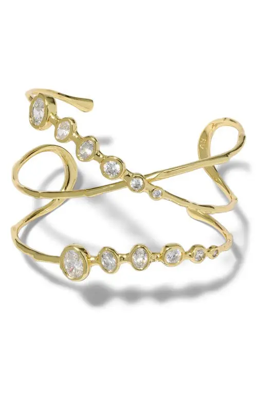 Alexis Bittar Asterales Mixed Cubic Zirconia Orbit Cuff - Stones