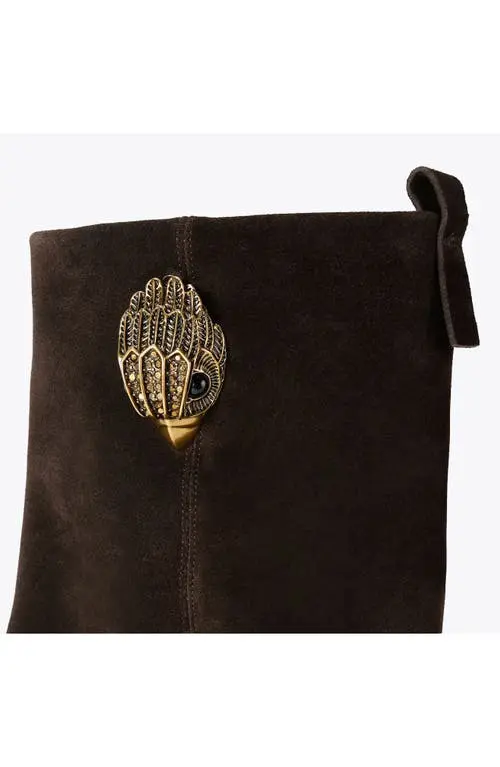 Kurt Geiger Stomp Leather Foldover Boot