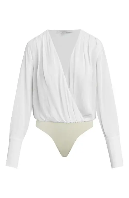 FAVORITE DAUGHTER The Date Stripe Jacquard Bodysuit