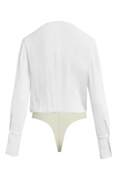 FAVORITE DAUGHTER The Date Stripe Jacquard Bodysuit
