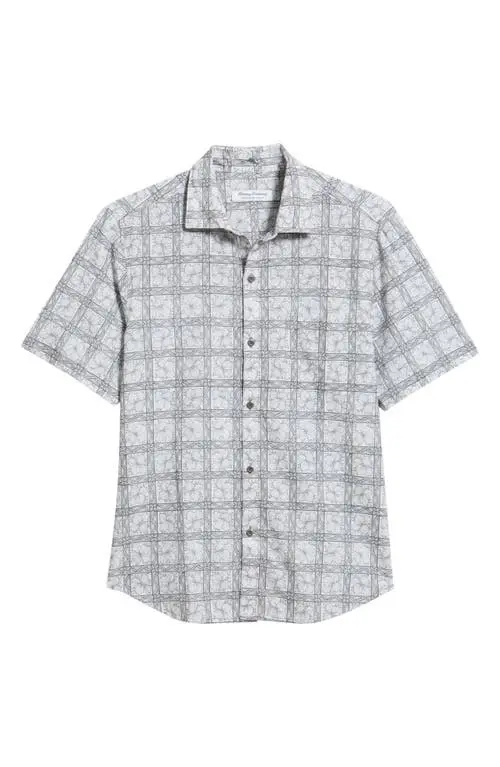 Tommy Bahama Bahama Coast Flora Check Islandzone® Short Sleeve Button-up Shirt