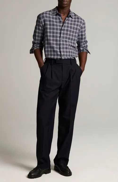 Vince Simmons Plaid Long Sleeve Button Up Shirt