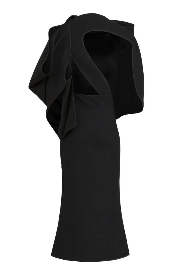Maticevski Convey Drape Midi Dress