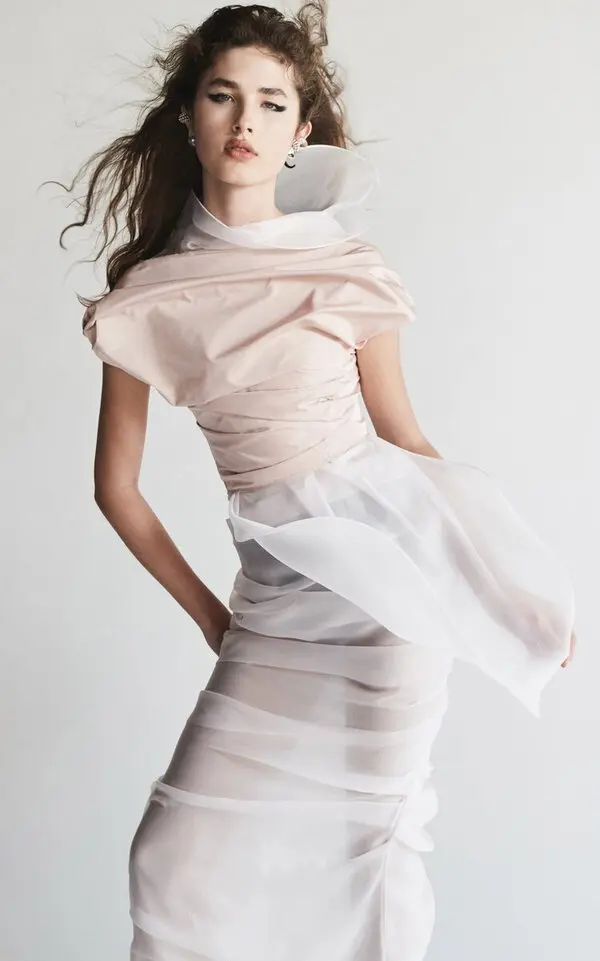 Maticevski Sparks Silk-blend Bodice