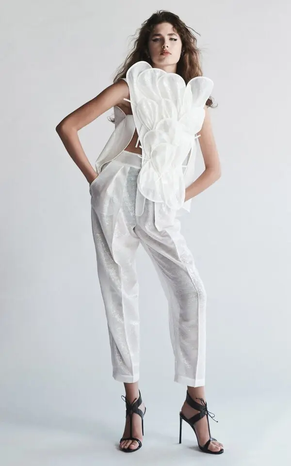 Maticevski Luminescent Sequined Blouse