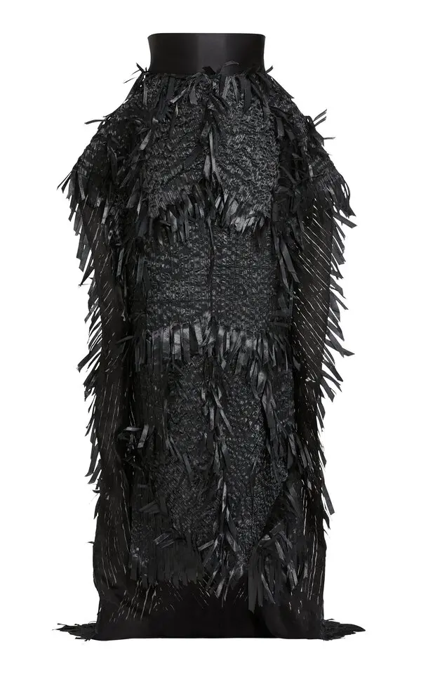Maticevski The Web Silk Maxi Skirt