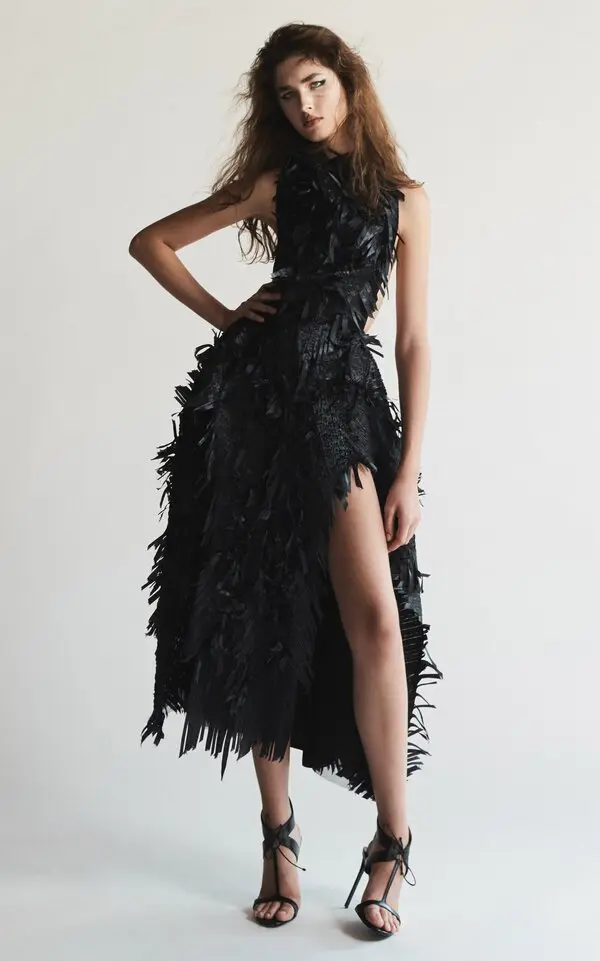 Maticevski Determiner Silk Maxi Dress