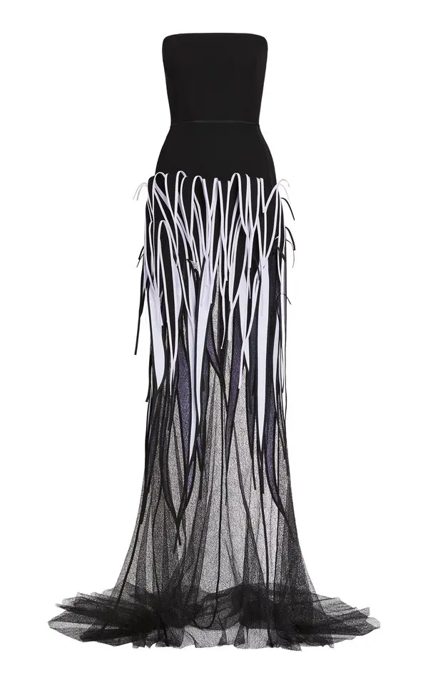 Maticevski Embody Fringed Gown