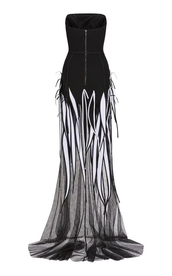 Maticevski Embody Fringed Gown