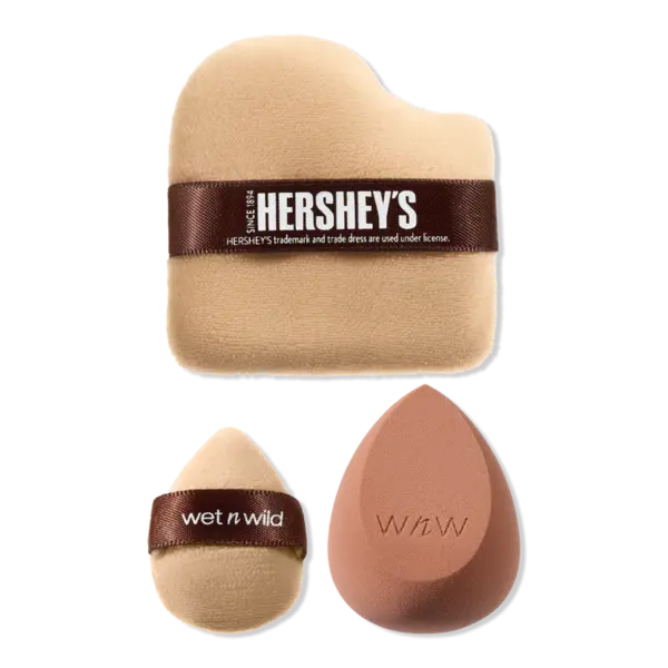 WET N WILD Hershey's 3-piece Makeup Sponge And Puff Set