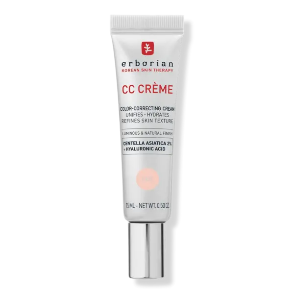ERBORIAN Travel Cream Color-corrector With Korean 2% Centella Asiatica & Hyaluronic Acid - Fair