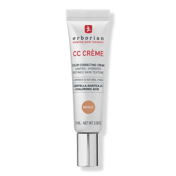 ERBORIAN Travel Cream Color-corrector With Korean 2% Centella Asiatica & Hyaluronic Acid - Bronze