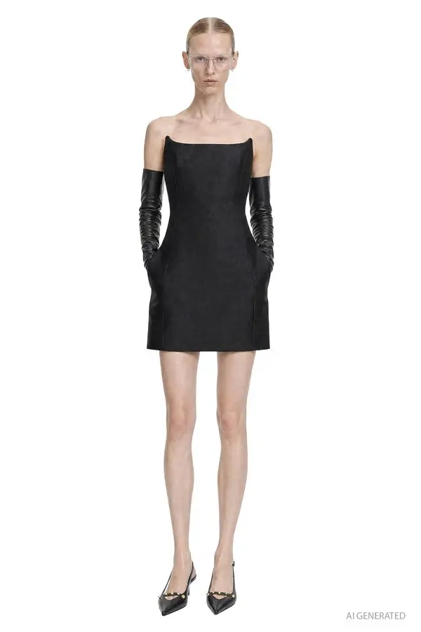 Balenciaga Bustier Mini Dress