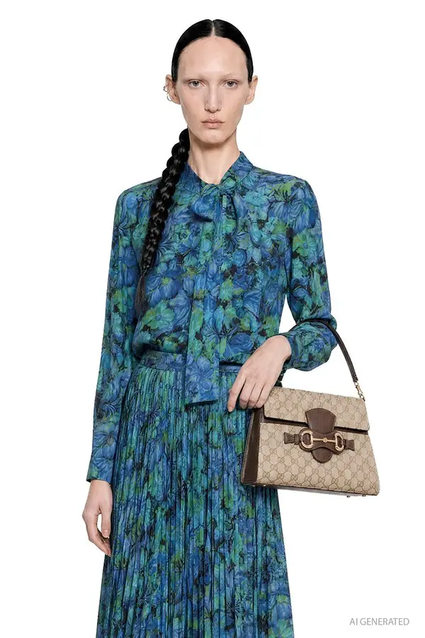 Gucci Flora Lavallère Shirt