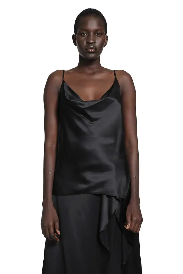Acne Studios Shiny Satin Tank Top
