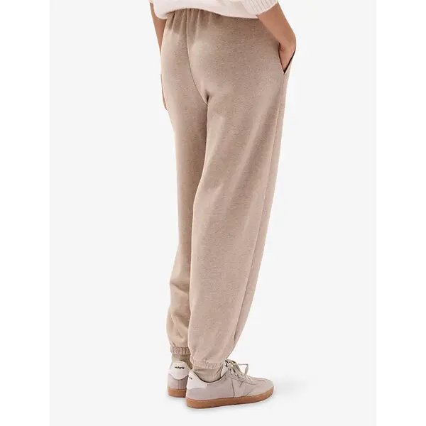 THE WHITE COMPANY Ultimate Cuffed Elasticated-waist Cotton-blend Trousers