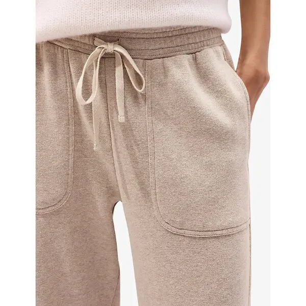 THE WHITE COMPANY Ultimate Cuffed Elasticated-waist Cotton-blend Trousers